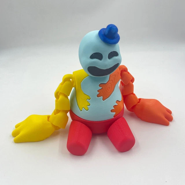 DOEY THE DOUGHMAN - Poppy Playtime Chapter 4 Inspired 3D Printed Flexi ...