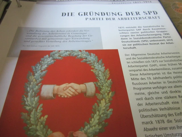 DEUTSCHE GESCHICHTE 1795-1914 Kaiserreich Die Gründung der SPD 1890 EUR ...