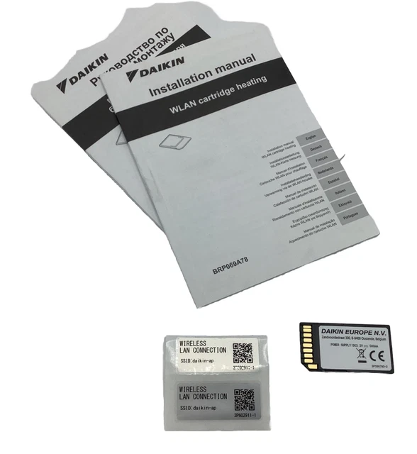 DAIKIN AIR CONDITIONING BRP069A78 WLAN Adaptor Cartridge SD Card. £106. ...
