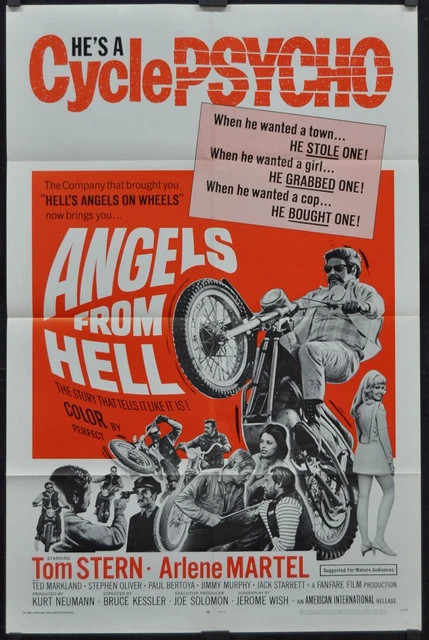 ANGELI DA CHIARO 1968 Originale 27X41 Film Poster Tom Poppa Ted ...