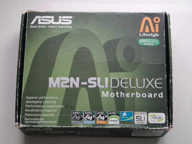 ASUS M2N-SLI DELUXE Motherboard AM2/AM2+/AM3, Boxed £35.00 - PicClick UK