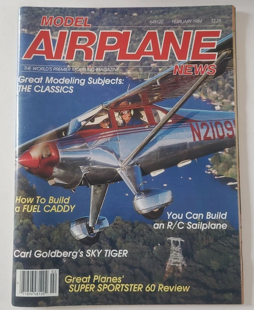 MODEL AIRPLANE NEWS Magazine February 1984 £11.10 - PicClick UK