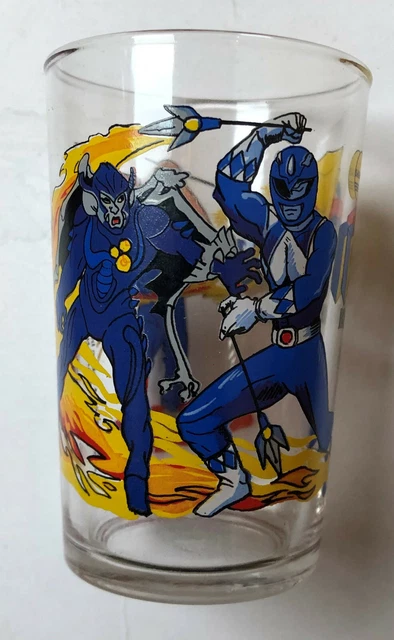 VERRE DE COLLECTION Power Rangers 1994 Blue Ranger Willy EUR 5,00 ...