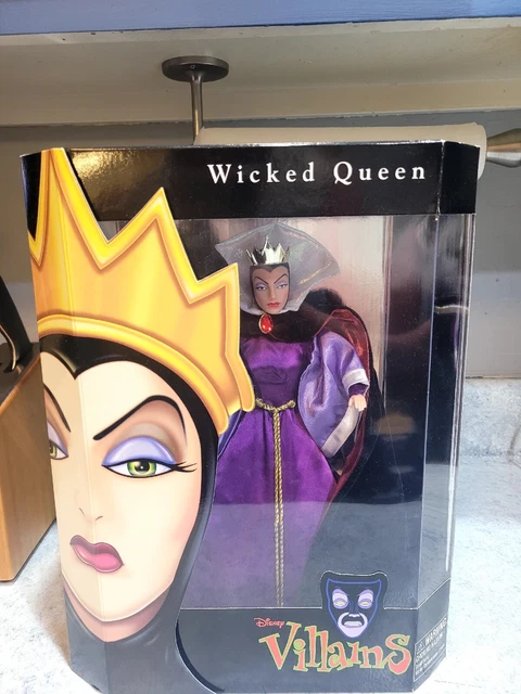 DISNEY VILLAINS &WICKED QUEEN" Snow White's Evil Queen Doll NIB #88012 ...