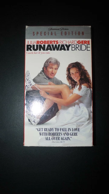 RUNAWAY BRIDE JULIA Roberts Richard Gere Special Edition VHS VIDEO ...