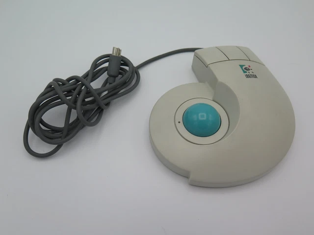 LOGITECH TRACKMAN TRACKBALL Stationary PS/2 Mouse T-CD2-6F CLEAN ...