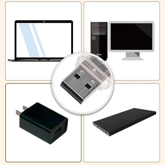 MINI PORTABLE USB LED Flexible Night Light Desk Reading Lights for ...