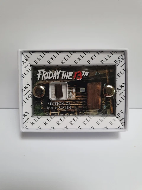 FRIDAY 13TH SCREEN Used Horror Movie Prop Display with COA. Horror ...