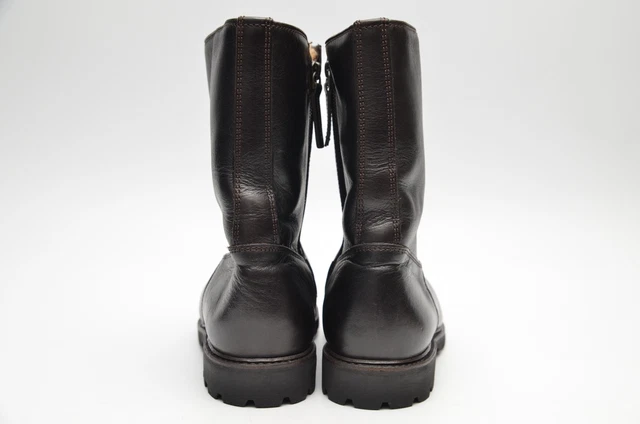 LUDWIG REITER ARLBERGER Dark-Brown Winter Lambskin Boots Mens UK 7.5 ...