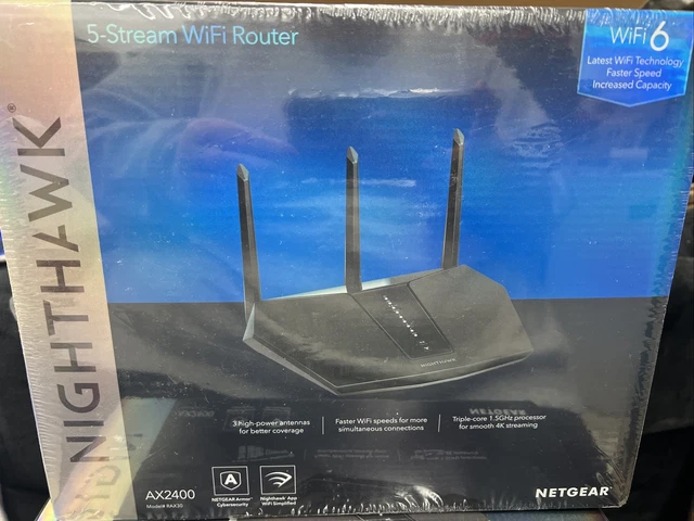 NETGEAR NIGHTHAWK AX2400 5-Stream WiFi 6 Router $46.00 - PicClick