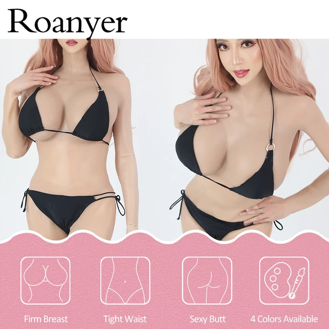 ROANYER H CUP Crossdresser Silicone Full body Suit with Breast for TG Drag Queen £379.00 ...