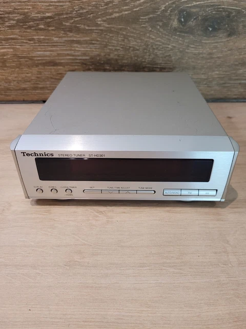 TECHNICS ST-HD301 STEREO Tuner FM Tested Working Vintage Seperate Stack ...