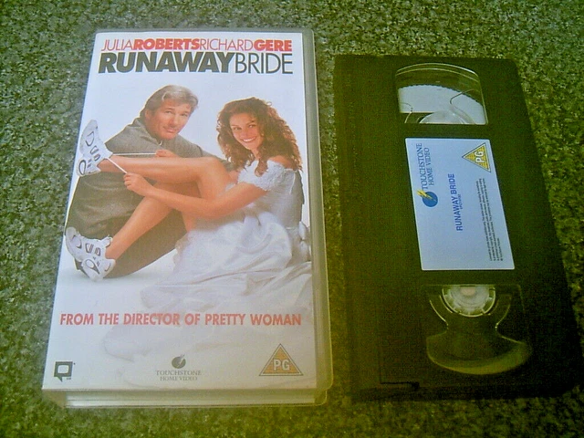 RUNAWAY BRIDE MOVIE-VHS TAPE-JULIA ROBERTS,RICHARD GERE-1st bid wins £0 ...