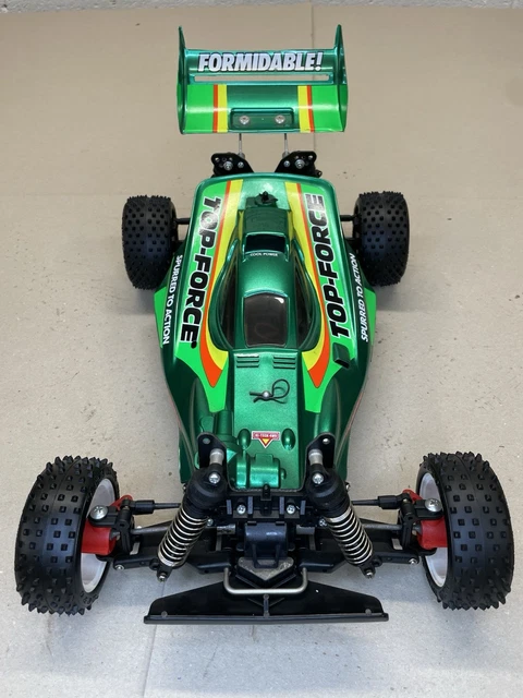 TAMIYA TOP-FORCE 1/10 4WD Electric Brushed RC Off-Road Buggy Kit Green ...