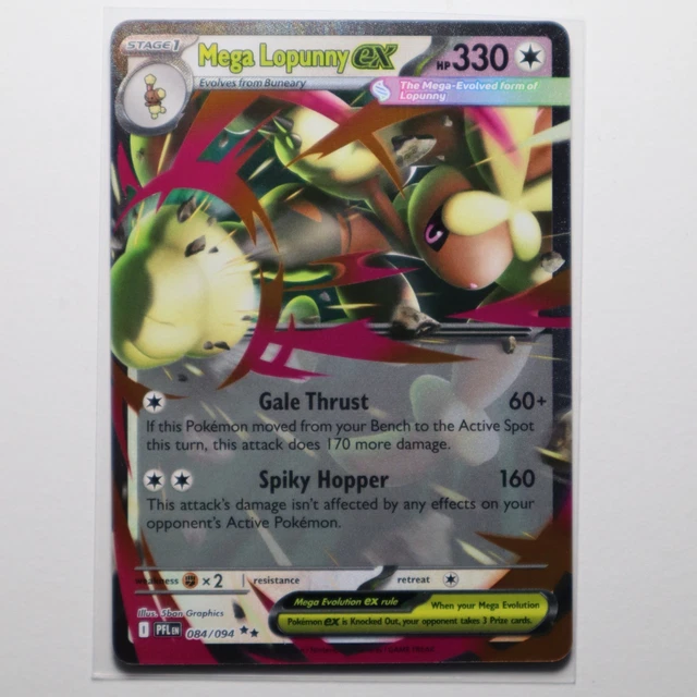 MEGA LOPUNNY EX 84/94 – Phantasmal Flames – Double Rare - Pokémon TCG ...