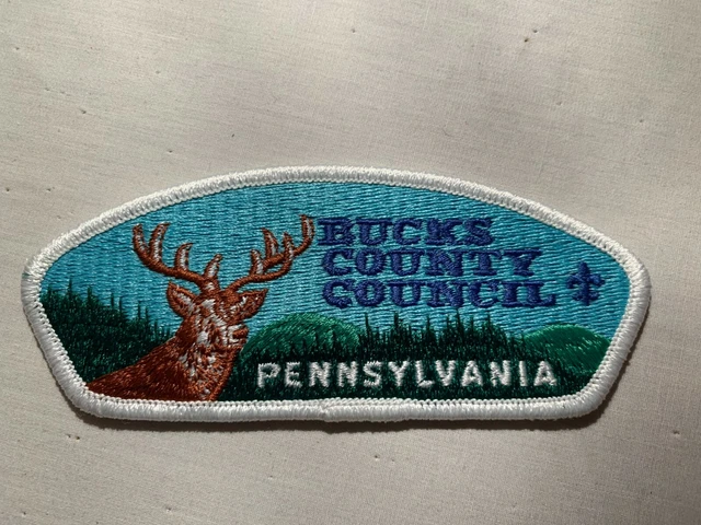 BUCKS COUNTY COUNCIL Penn dos plastique BSA CSP patch CS1 EUR 5,53 ...