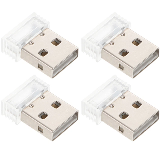 4 PCS USB Ambient Light Atmosphere LED Car Interior Lights Lighting £7. ...