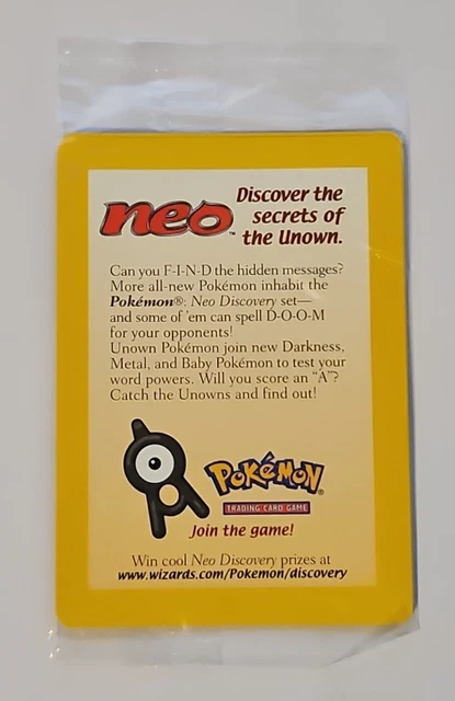 ENTEI 034 SEALED Black Star Promo Pokemon Card 2001 WOTC $54.95 ...