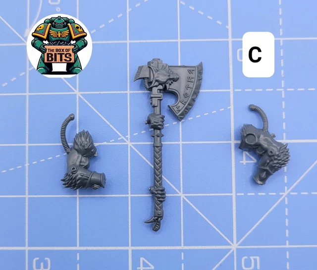 WARHAMMER 40K SPACE Wolves Wulfen Great Frost Axe C £2.99 - PicClick UK