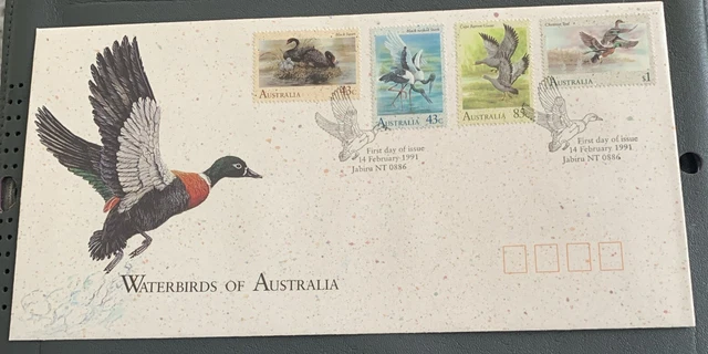 AUSTRALIAN FDC 1991 Waterbirds of Australia $2.75 - PicClick AU