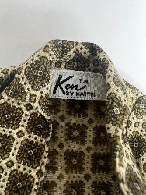 VINTAGE 1961 GENUINE Ken Fashion by Mattel Barbie's Boyfriend Print ...