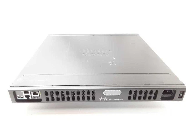 CISCO ISR4331/K9 INTEGRATED Services Router "Like New" IPBase Permanent ...