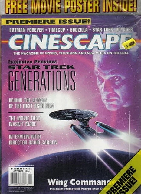 COUVERTURE CINESCAPE MAGAZINE #1 Star Trek 1994 NEUF NON LU SCELLÉ EUR 9,31 - PicClick FR