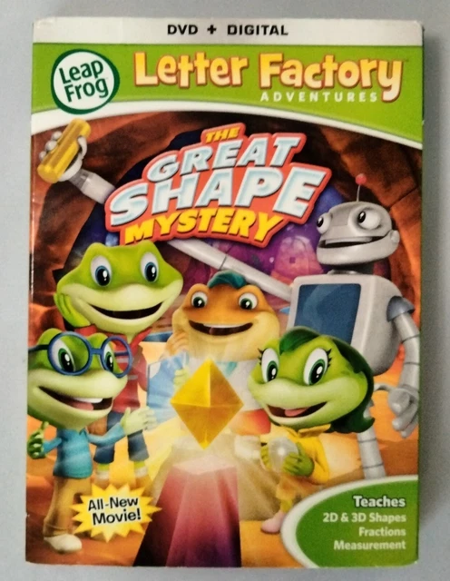 LEAPFROG LETTER FACTORY Adventures: Great Shape Mystery [DVD + Digital ...