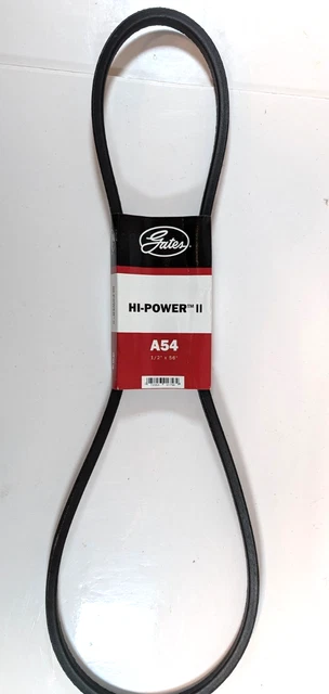 GATES HI-POWER II A54 Premium V-Belt - 1/2" x 56" $12.84 - PicClick CA