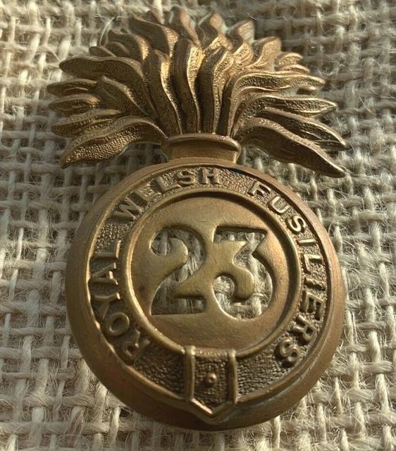 ROYAL WELSH FUSILIERS 23rd Regiment of Foot Cap Badge REPLICA £16.95 ...
