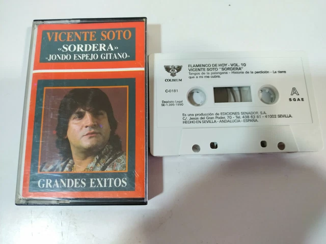 VINCENT SOTO ACUSTICO grandes exitos flamenco de Oggi 1990 - Cassetta ...