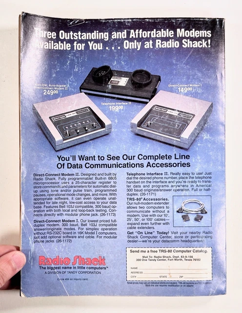 1982 SEP BYTE MAGAZINE Microvox Voice Synthesizer BRAILLE IN PASCAL ...