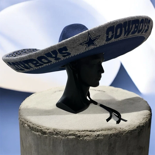 DALLAS COWBOYS MEXICAN Charro Hat Sombrero Adult One Size Blue/Gray ...
