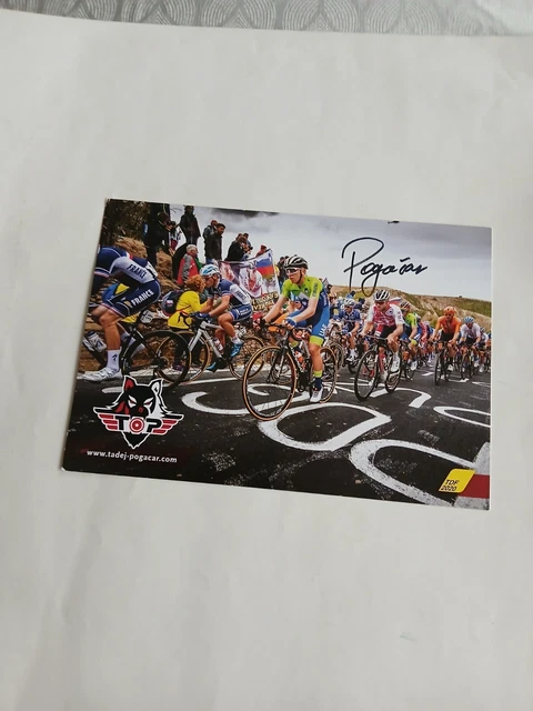 CYCLISME - AUTOGRAPHE - carte signée Tadej Pogacar EUR 20,00 - PicClick FR