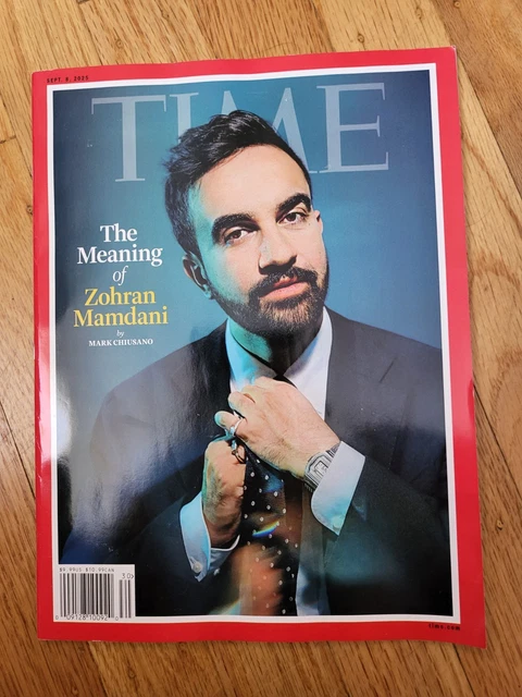 TIME MAGAZINE (SEPTEMBER 8, 2025) THE MEANING OF ZOHRAN MAMDANI £13.99 ...