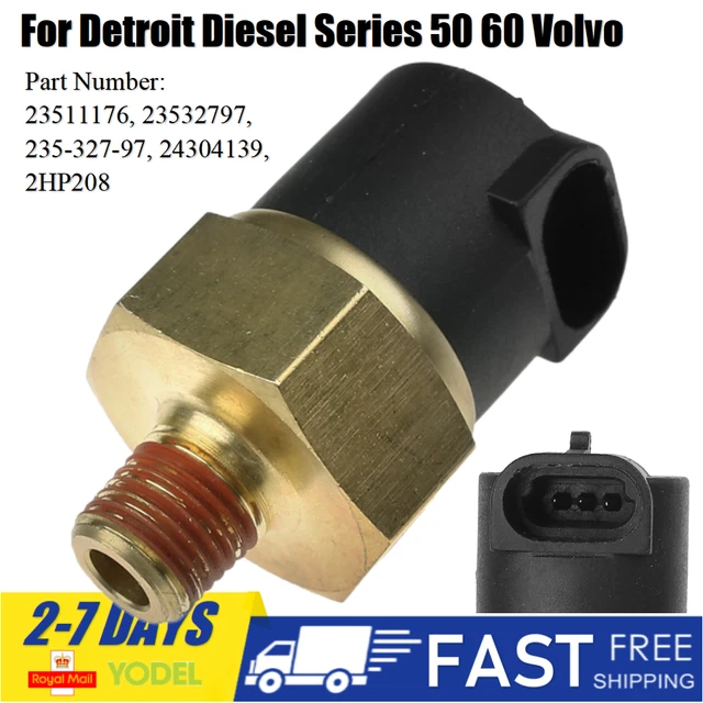 FUEL OIL PRESSURE Sensor Fit Detroit Diesel Series 50 60 Volvo 23532797 ...