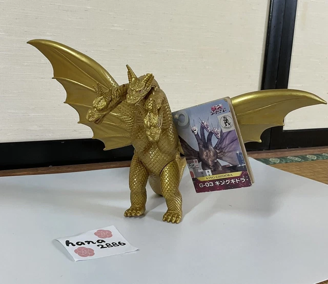 FIGURINE EN VINYLE KING GHIDORAH Godzilla Island 1998 Monster BANDAI ...