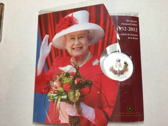 ROYAL CANADIAN MINT commemorative coin-The Queen’s Diamond Jubilee 1952-2012 $22.50 - PicClick CA