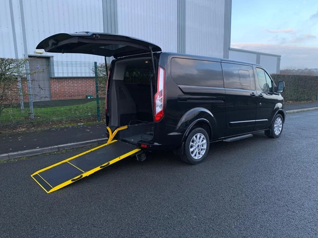 2023 FORD TOURNEO Transit LWB L2 Custom TITANIUM Wheelchair Ramp - WAV ...