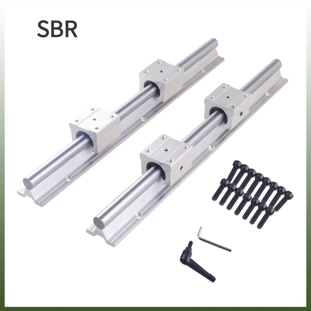 2X SBR12 300MM-1500MM Linearführung Linearwelle Rail + 4X SBR12UU Lagerblock EUR 24,00 - PicClick DE
