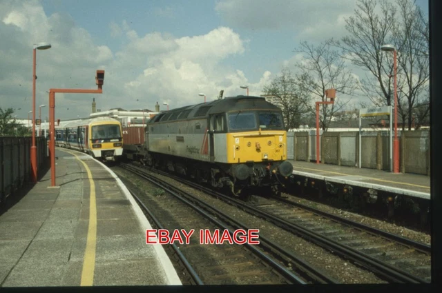 ORIGINAL 35MM SLIDE CLASS 47 LOCO NO 47361 WILTON ENDEVOUR AT LEWISHAM ...