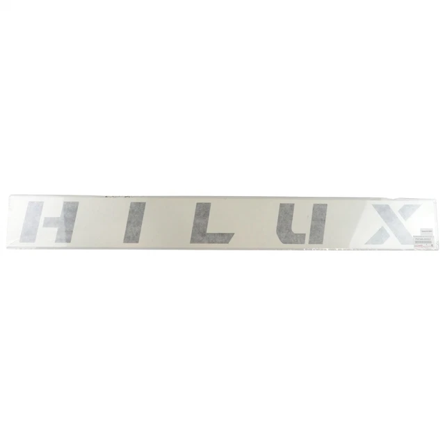 GENUINE TOYOTA TAIL Gate Name Decal Black Sticker Graphic Hilux ...