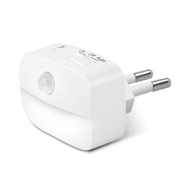 INTELLIGENT HUMAN BODY Induction Plug-in Night Light LED £6.92 ...