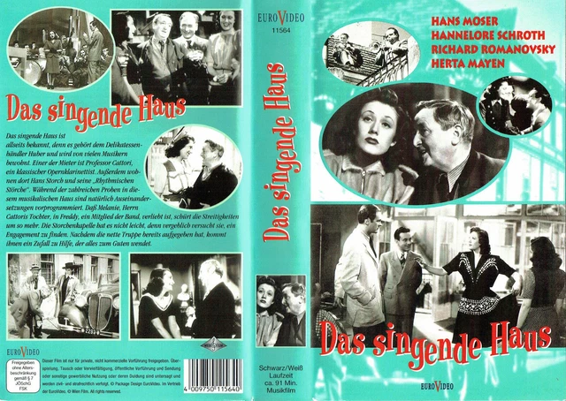 (VHS) DAS SINGENDE Haus - Hans Moser, Hannelore Schroth, Herta Mayen, W ...