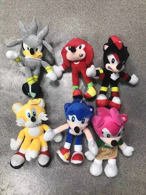 THE HEDGEHOG PLUSH Knuckles Tails Stuffed Teddy Bear Soft Toy Anime ...