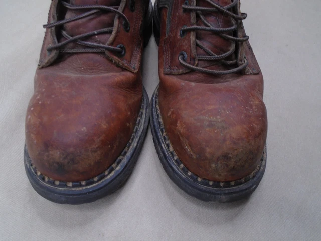RED WING SHOES 2226 DynaForce Steel Toe Work Boots Brown Men's 9.5 £58. ...