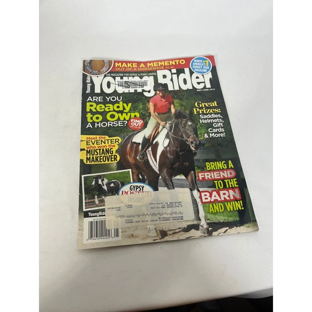 YOUNG RIDER MAGAZINE May June 2013 Horse Pony Lovers Mustang Gypsy ...