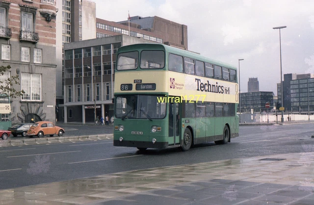 ORIGINAL BUS PHOTOGRAPHIC negative Merseyside PTE Atlantean A138HLV £2. ...