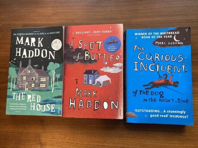 MARK HADDON 3 Book Bundle Curious Incident Of The Dog A Spot Of Bother ...