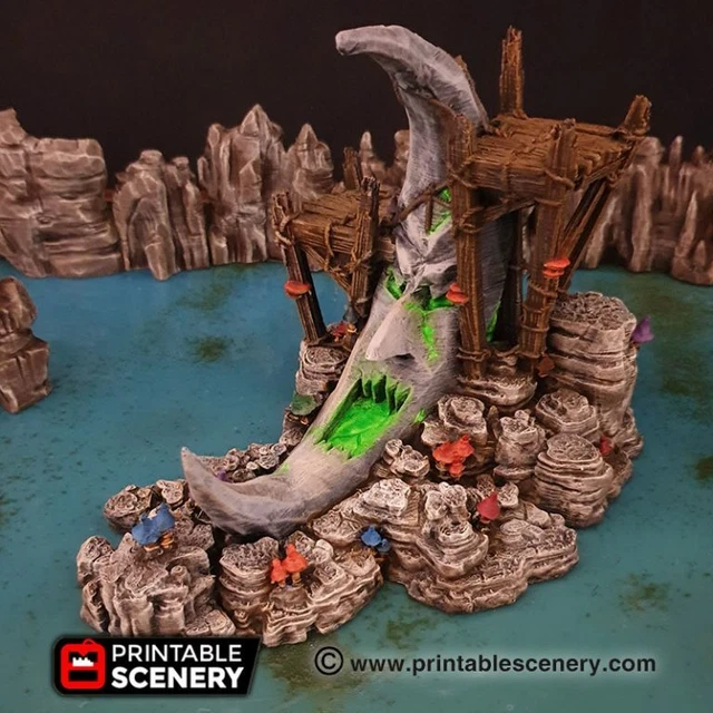 SPIELFELD - GOBLIN Mondschrein - Warhammer Loonshrine DnD Pathfinder ...